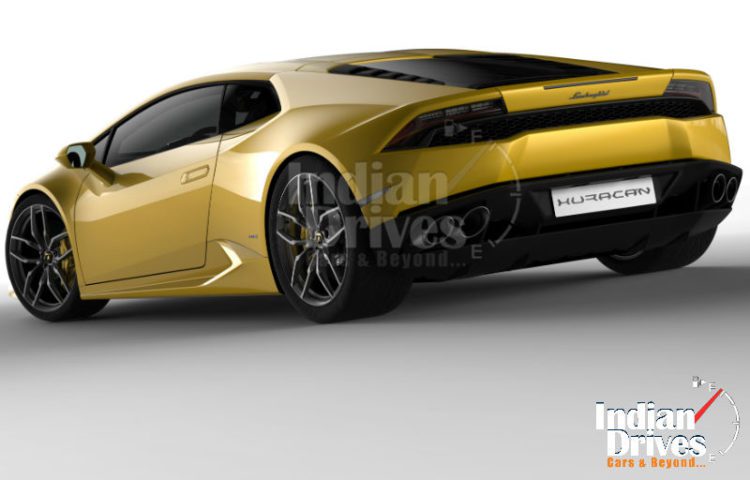 Lamborghini-Huracan-Back-View - Indiandrives.com