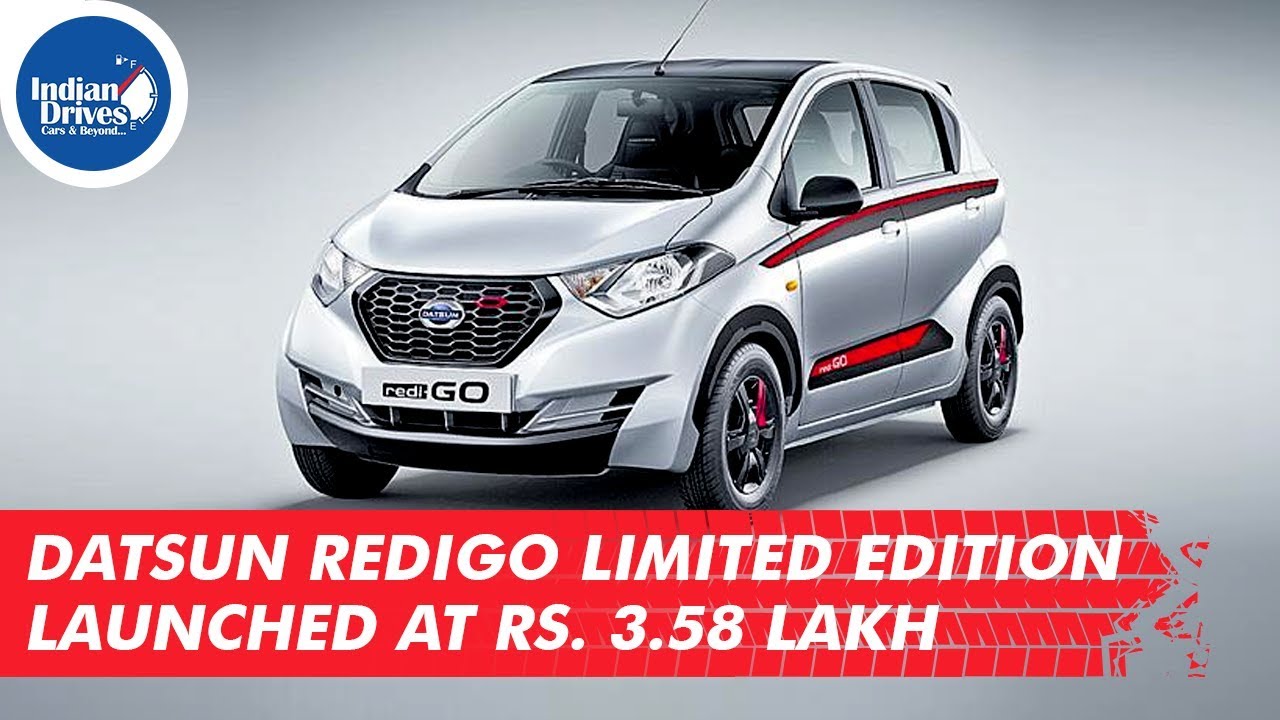 Datsun Redigo Limited Edition Launched At Rs. 3.58 Lakh