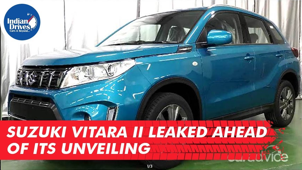 Suzuki Vitara II Leaked Ahead Of Its Unveiling as per reports