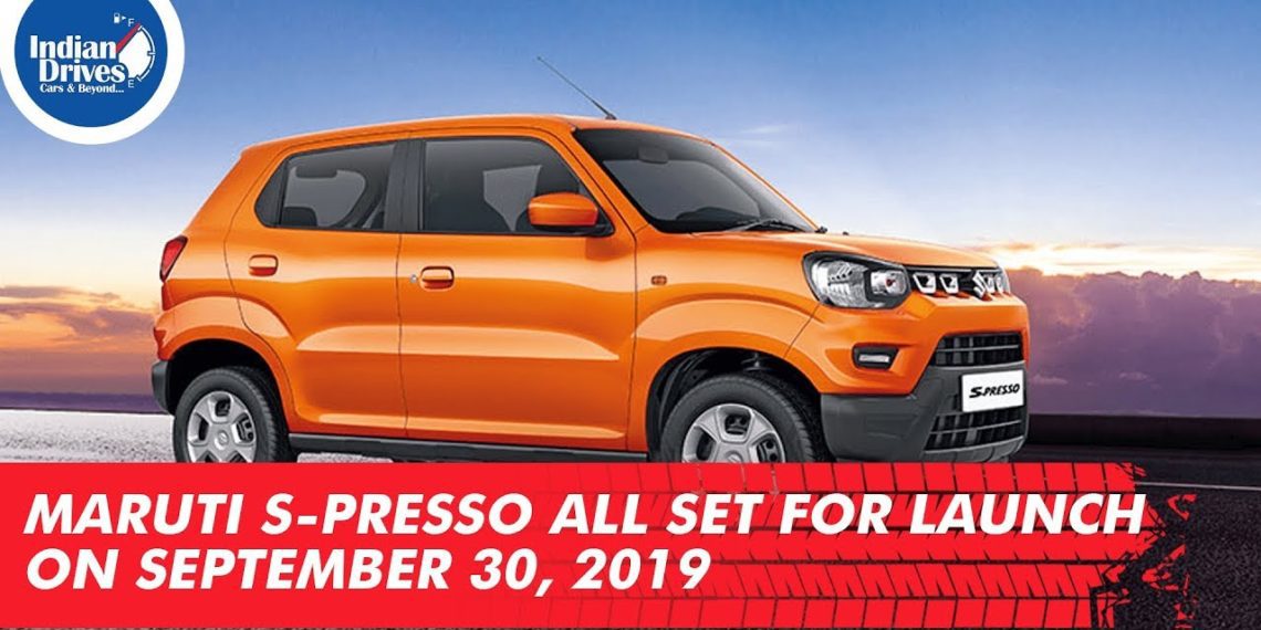 Maruti S-Presso All Set For Launch On September 30, 2019