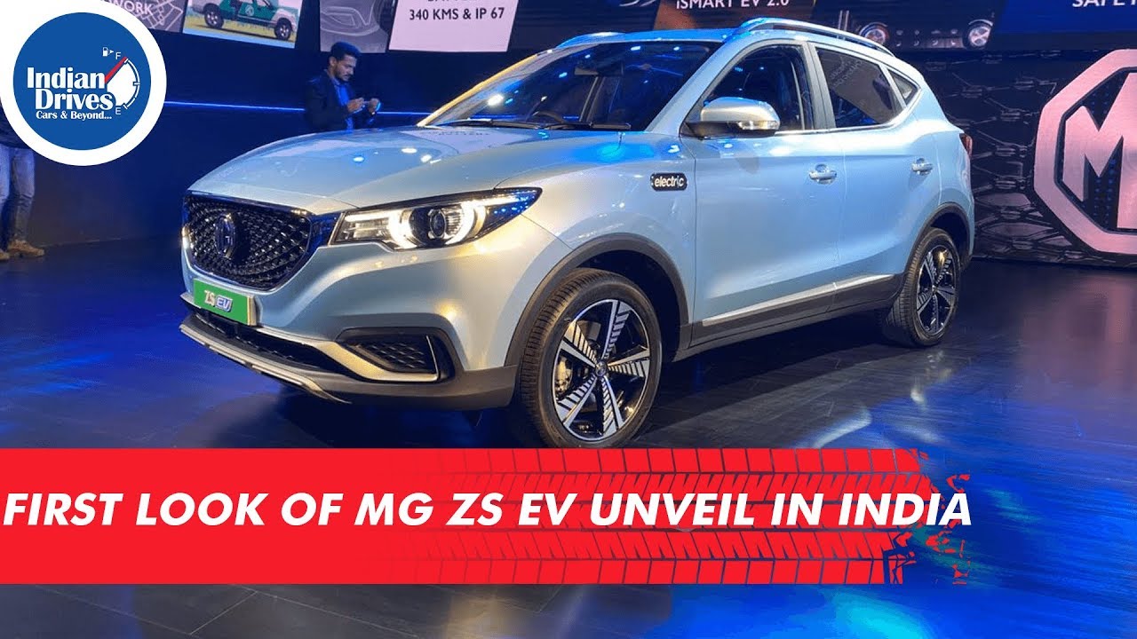 First Look Of MG ZS EV Unveil In India - Electric Car
