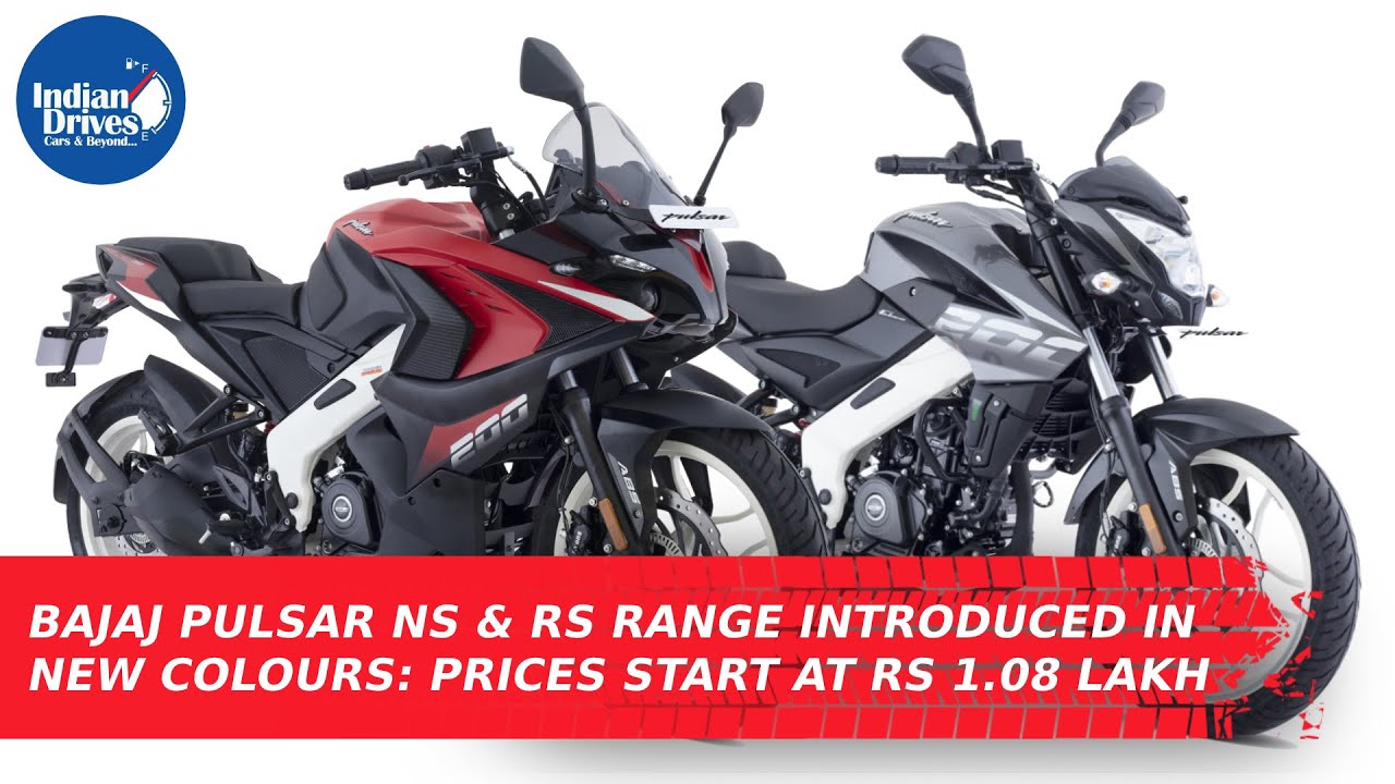 Bajaj Pulsar NS & RS Range Introduced In New Colours