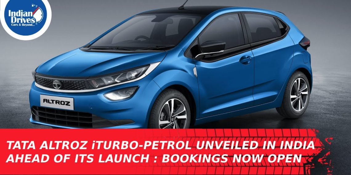 Tata Altroz iTurbo-Petrol Unveiled In India Ahead Of Its Launch
