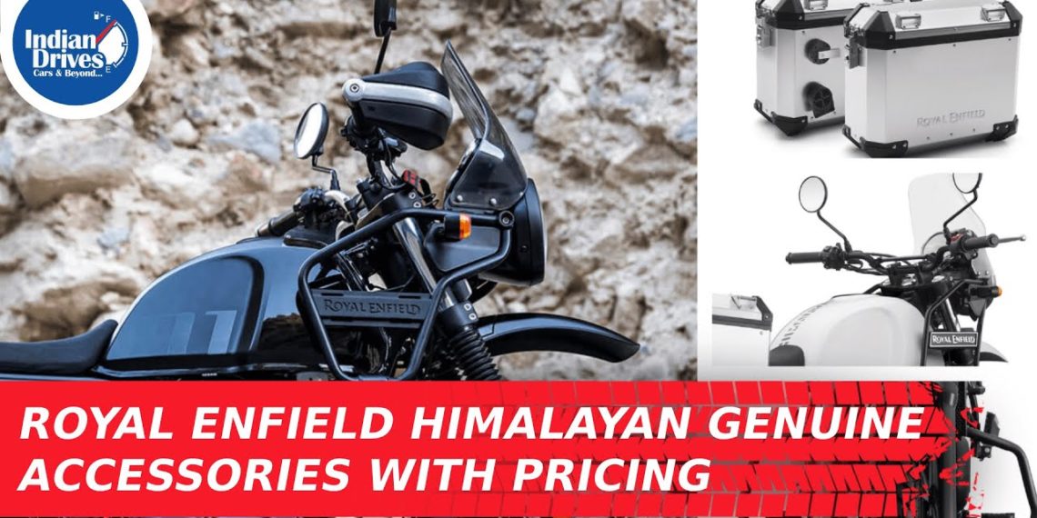 Royal Enfield Himalayan Genuine Accessories With Pricing