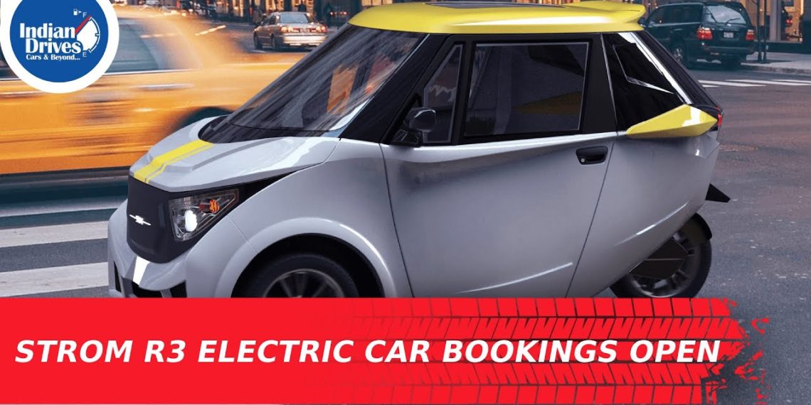 Strom R3 Electric Car Bookings Open - Fully Electric 2-Door