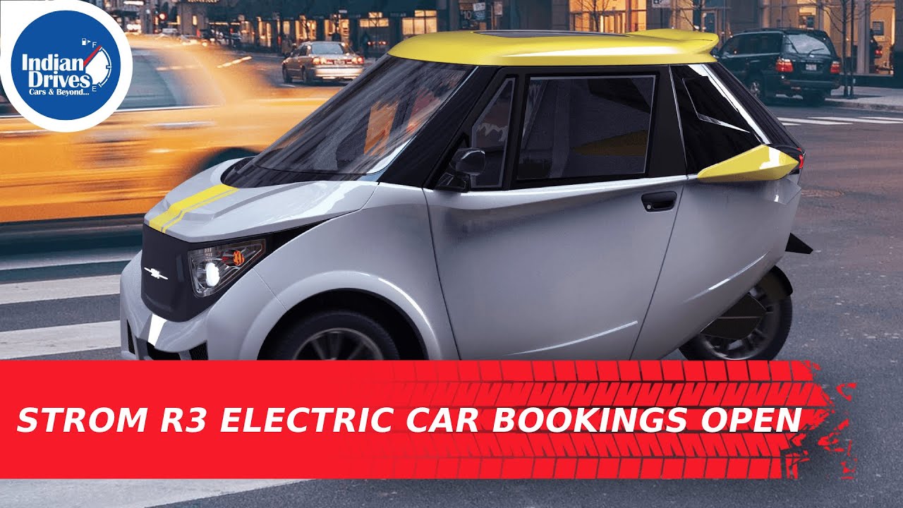 Strom R3 Electric Car Bookings Open - Fully Electric 2-Door