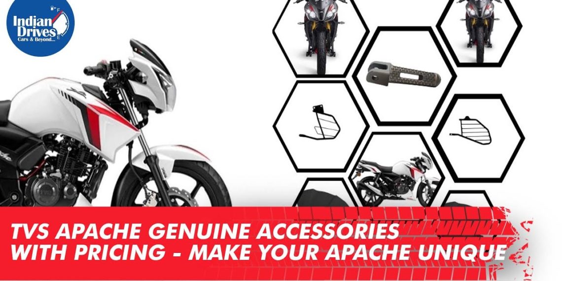 TVS Apache Genuine Accessories With Pricing - Indian Drives