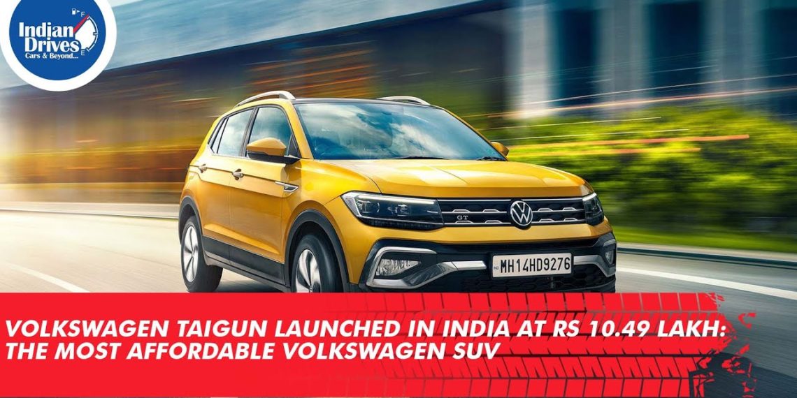 Volkswagen Taigun Launched In India At Rs 10.49 Lakh