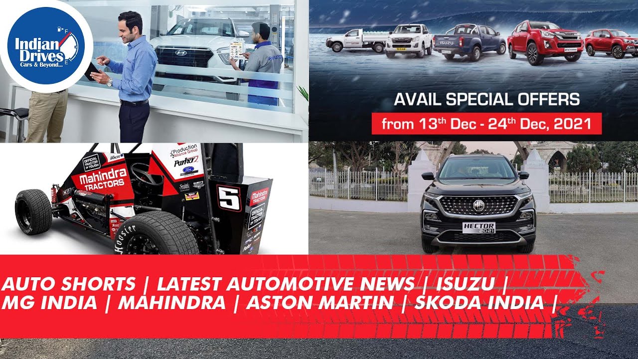 Auto Shorts, Latest Automotive News: Isuzu, MG, Mahindra, Aston Martin